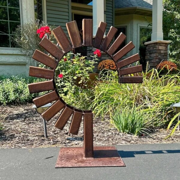 Metal Garden Sculpture - Etsy