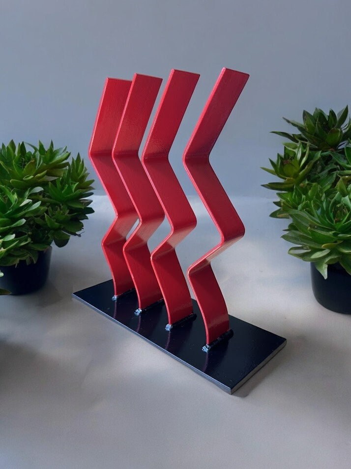 Modern Abstract Metal Sculpture Unique Handcrafted Home Decor Art Piece ...