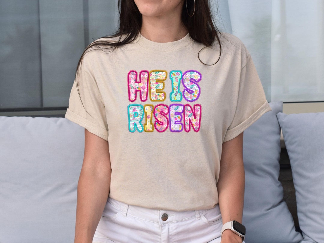 Easter He is Risen Shirt, Bible Verse Shirt, Jesus Easter Sweatshirt ...