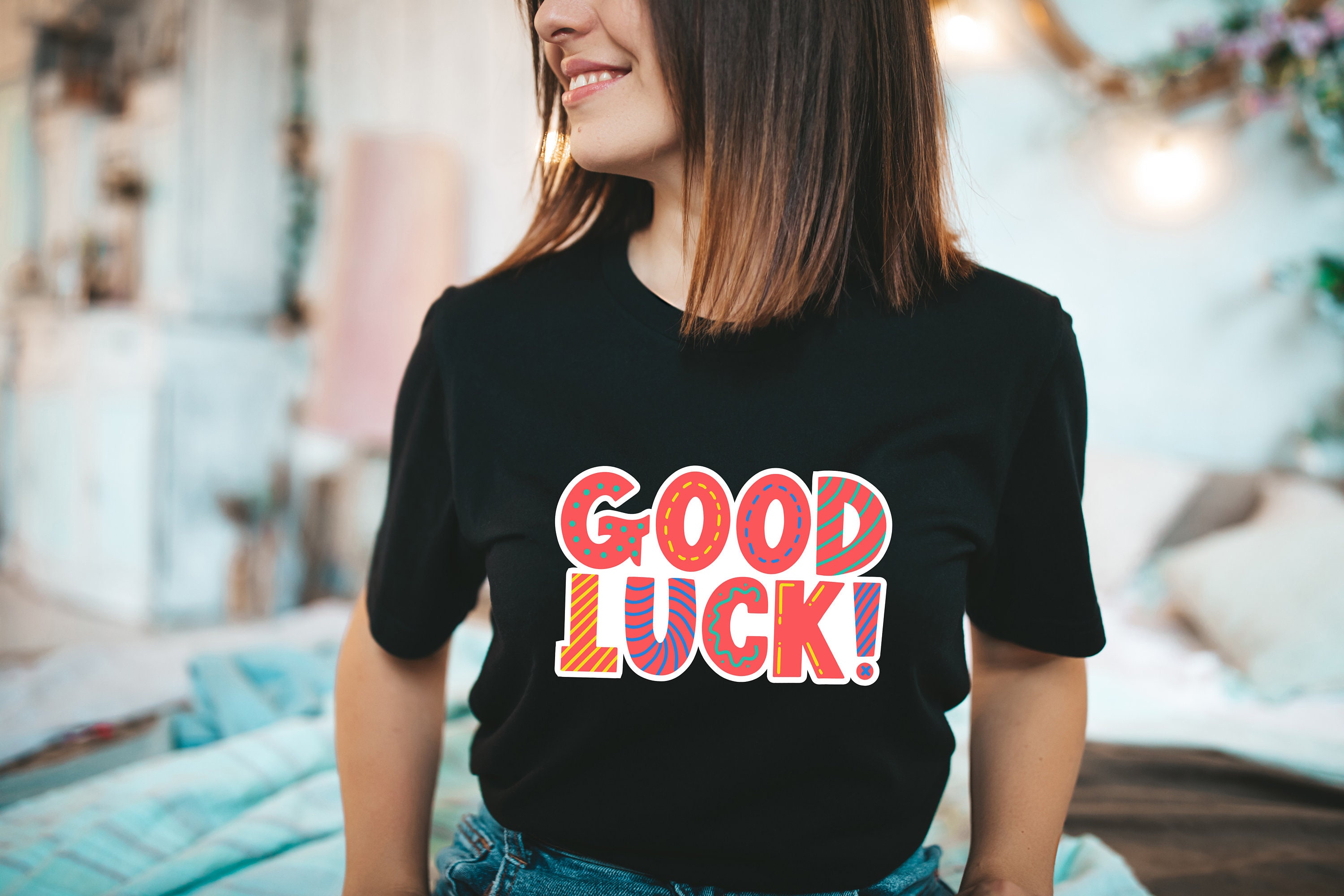 Good Luck Shirt sold by JeanZ | SKU 148554 | Printerval Australia