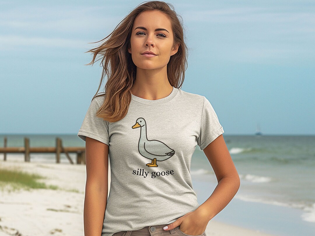 Silly Goose T-shirt, Goose T-shirt, Funny Goose T-shirt, Trendy Silly ...