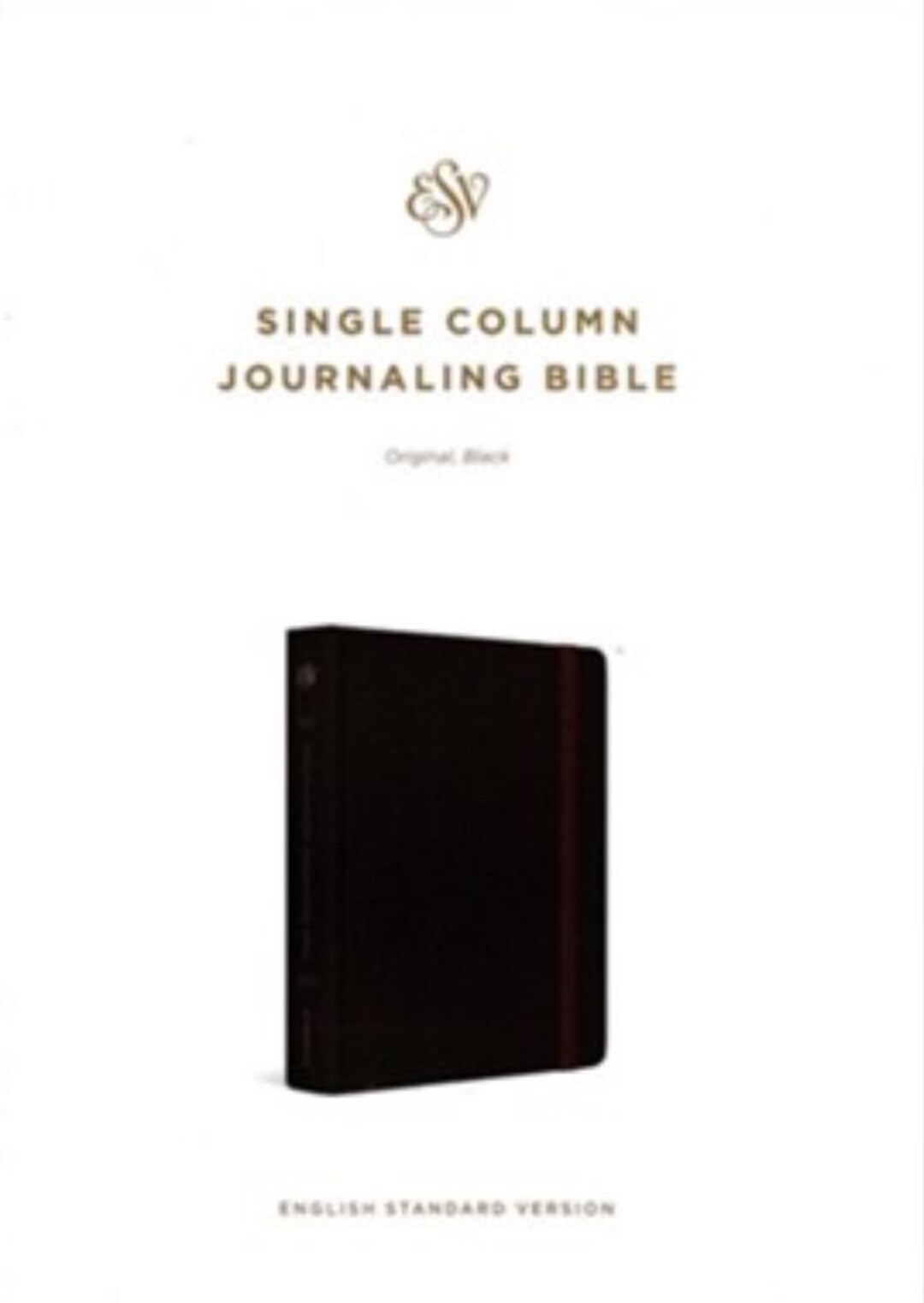 ESV Single Column Journaling Bible, Original Black - Etsy