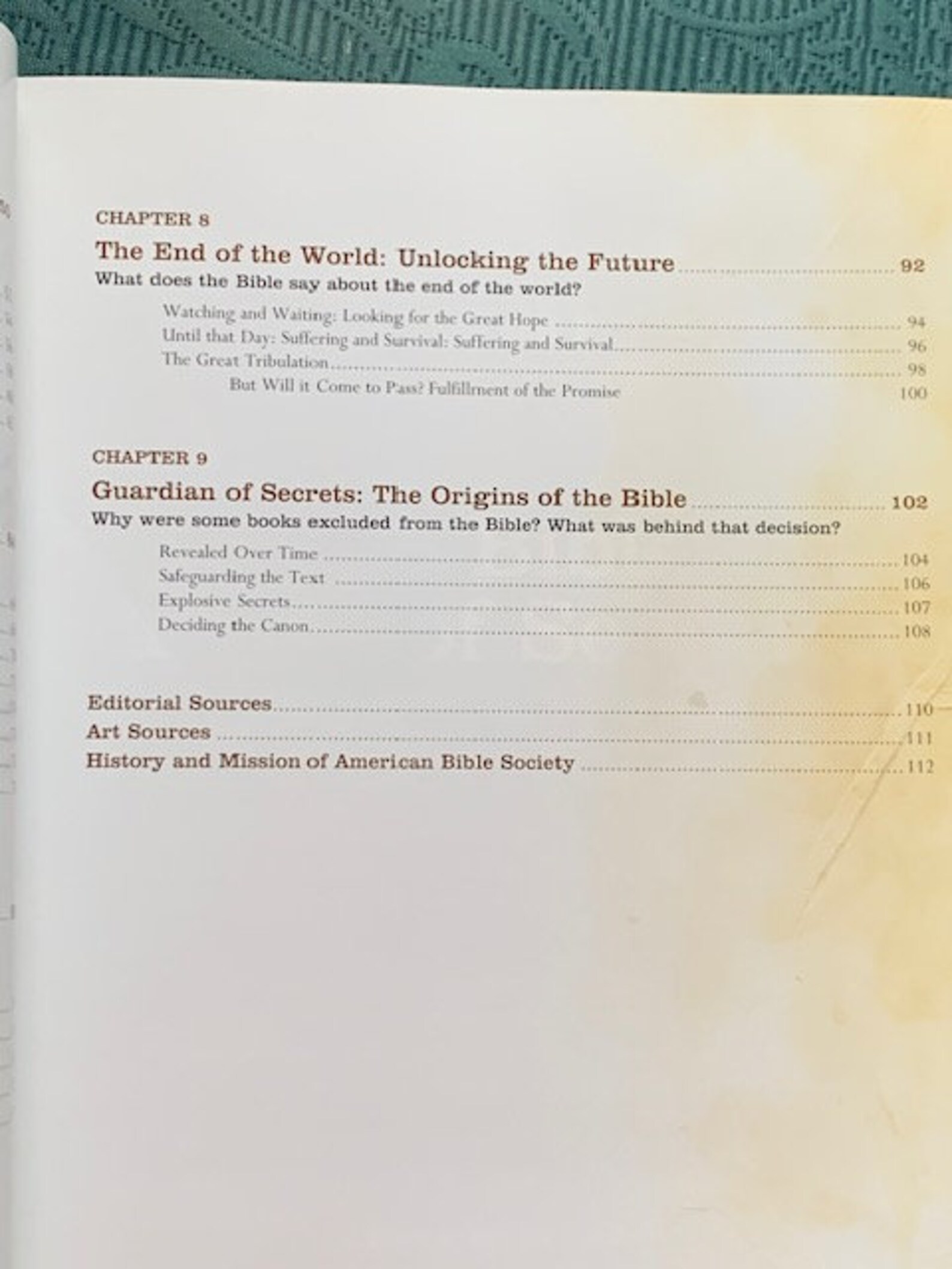 2008 Ancient Secrets of the Bible, Investigating the Mysteries of ...