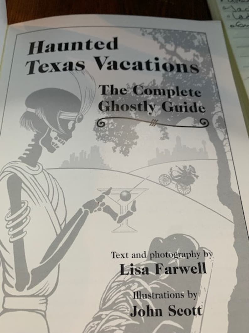 2000 Haunted Texas Vacations: Complete Ghostly Guide by Lisa - Etsy