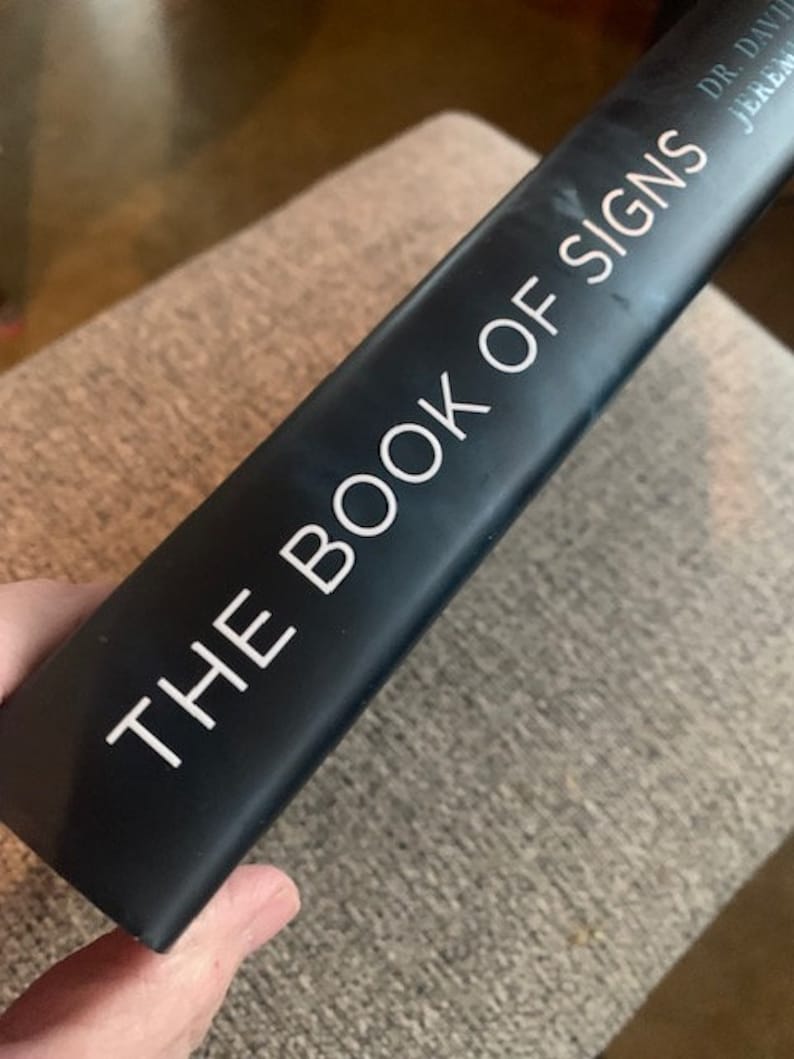 2019 the Book of Signs, by Dr. David Jeremiah, Like New, Hardcover Dust ...
