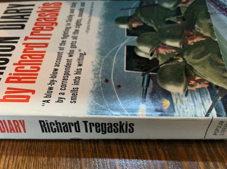 1962 Invasion Diary, by Richard Tregaskis, Popular Library Edition, 220 ...