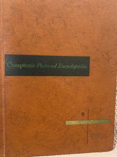 1955 Edition, Compton's Pictured Encyclopedia, Vol. 6: G - H, 547 Pages ...