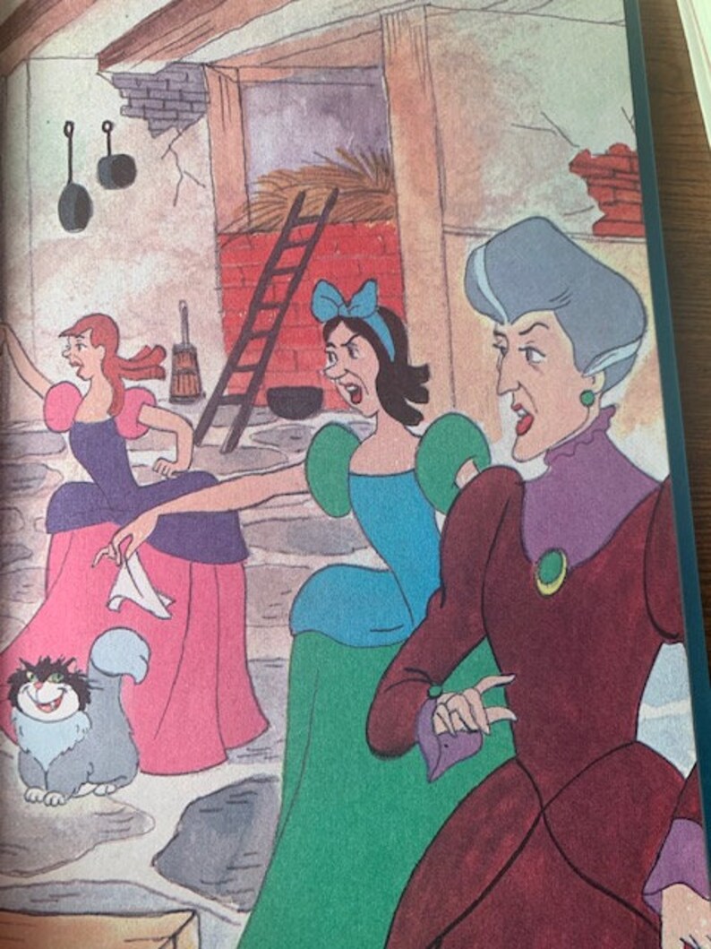 1985 Cinderella's Busy Birthday, Disney's Wonderful World of Reading ...