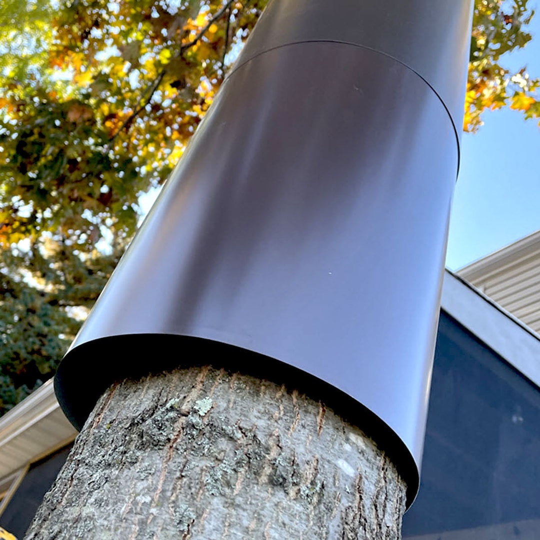 Cat & Animal Tree Guard Baffle Metal Flashing Kit - Etsy