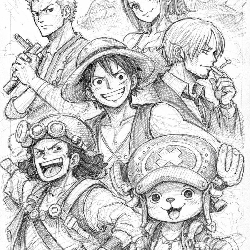 One Piece Fan Art - Etsy