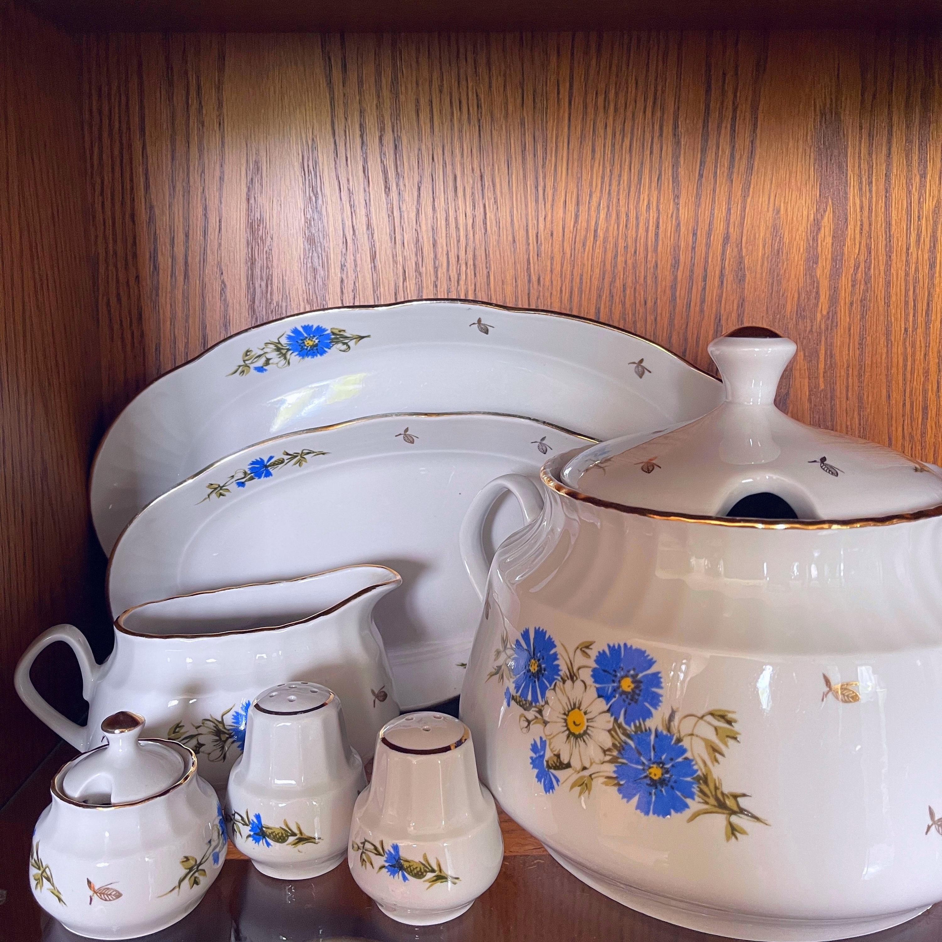 Vintage Set of Parts for the Mara Dinner Service From the Riga ...