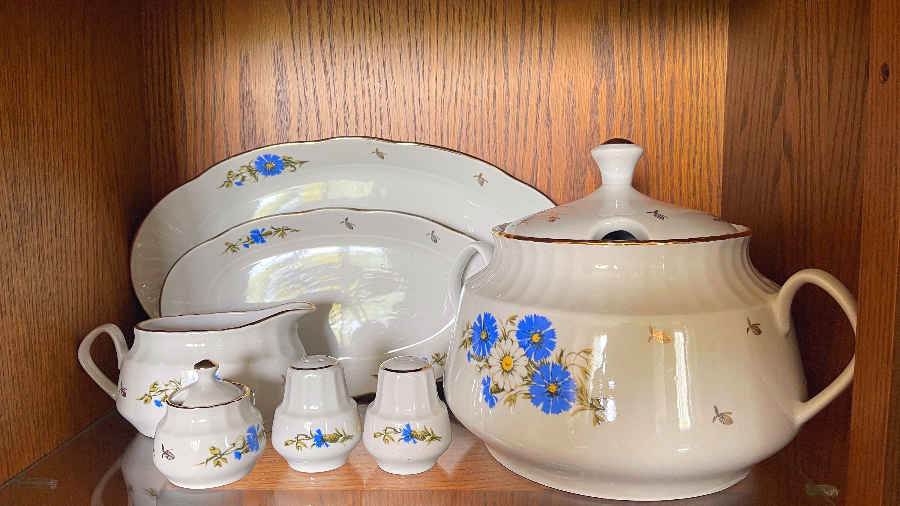 Vintage Set of Parts for the Mara Dinner Service From the Riga ...