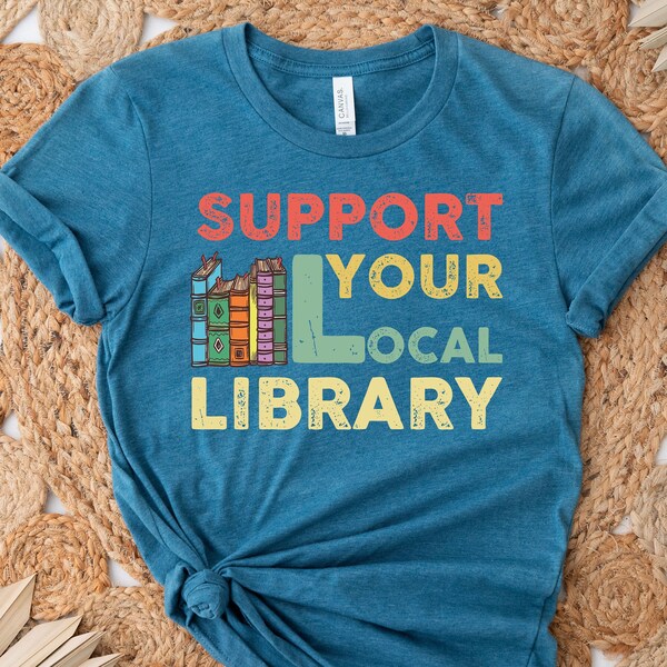 Library Shirt - Etsy