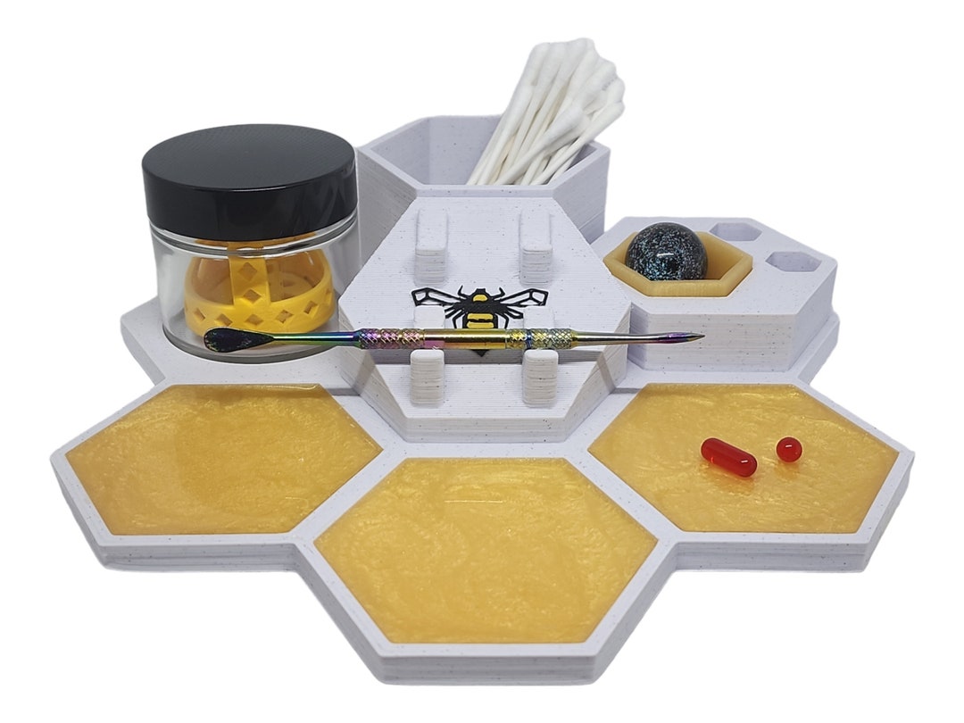 Honeycomb Dab Station (30+ Color Options) - Etsy
