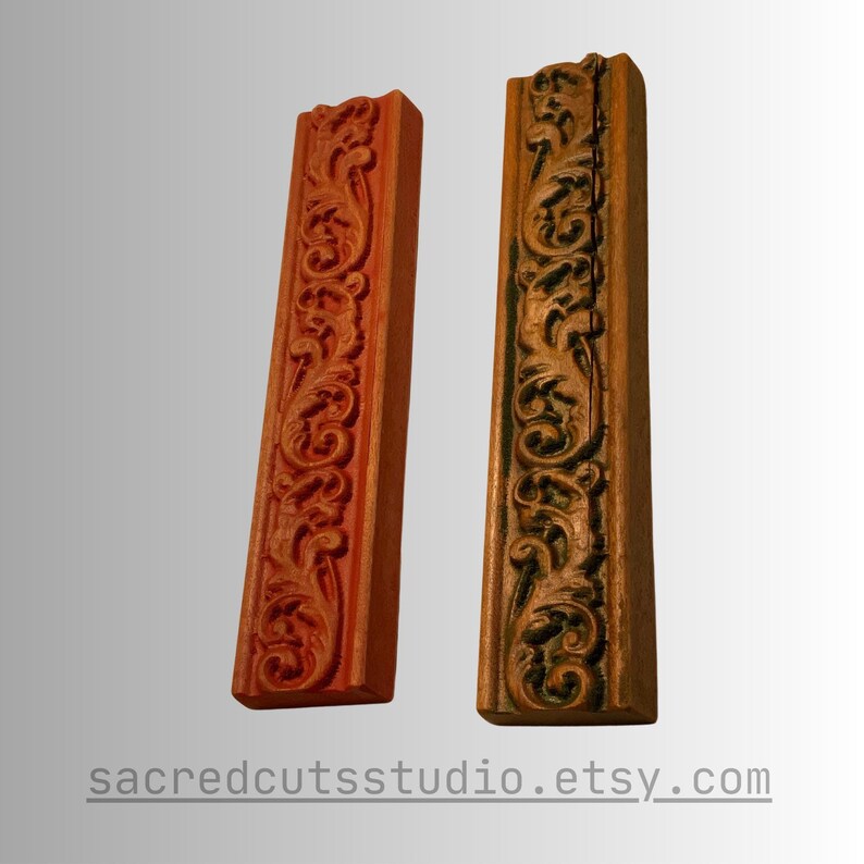 Carved Wooden Cornice Fragment, Wall Decor 8x40 Cm - Etsy
