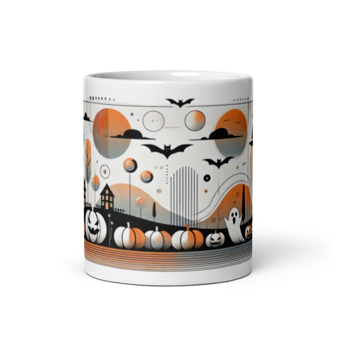 Midnight Brew Mug Elegant Halloween Drinkware for Sophisticated Sips - Etsy