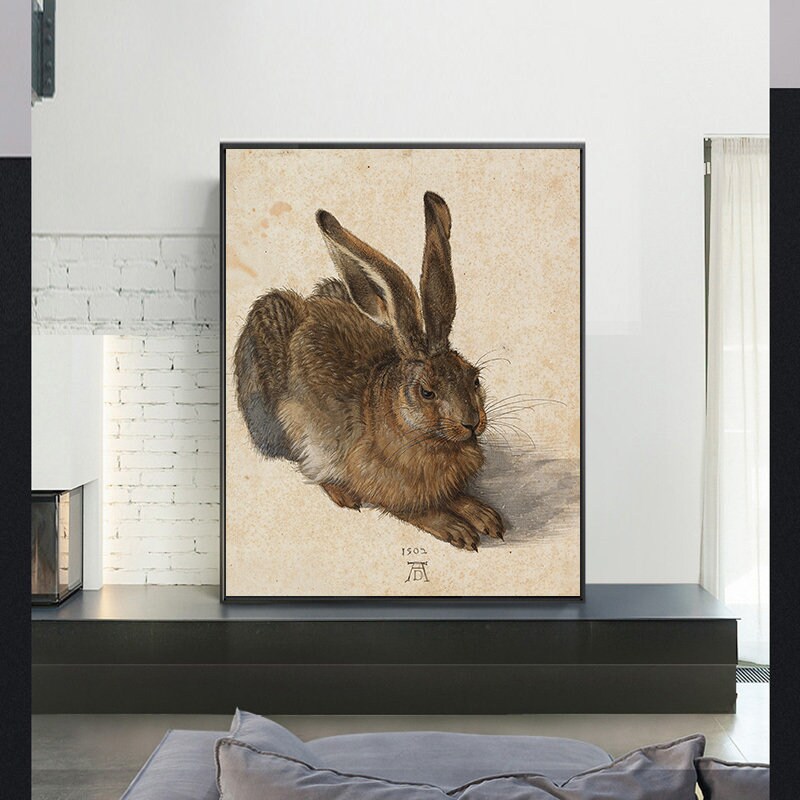Young Hare, 1502-albrecht Durer,home Office Decor,renaissance,vintage ...