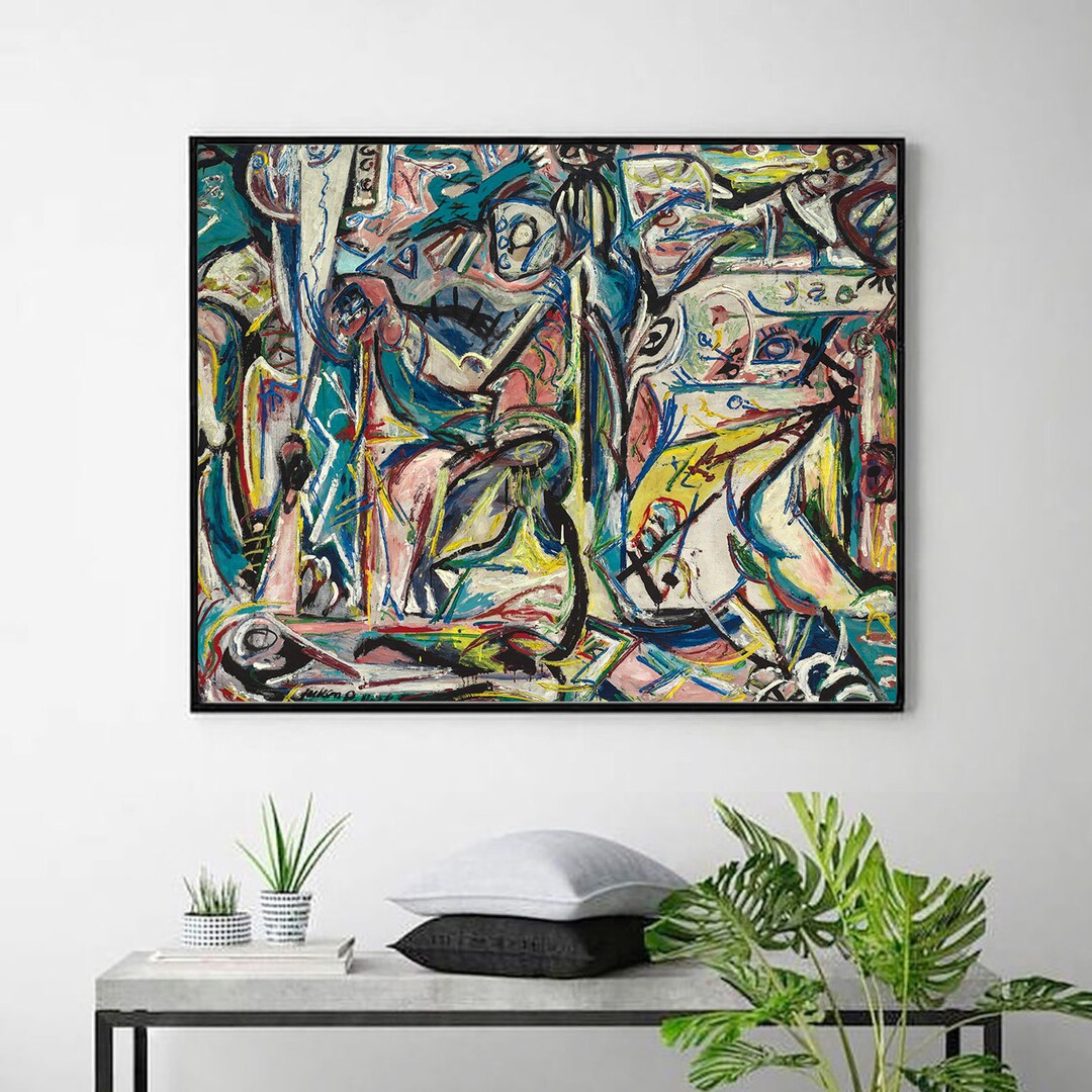Circumcision-jackson Pollock,homeoffice Decor,fine Art Poster,abstract ...