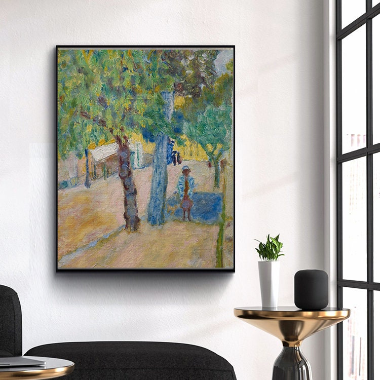 PERSONNAGE Sous UN Arbre-pierre Bonnard,office Decor,fine Art Poster ...