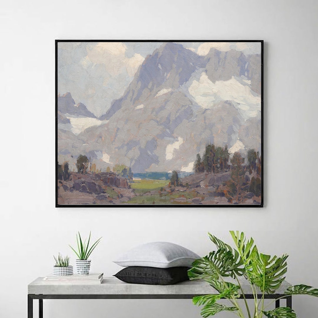The Miner Peaks at Iceberg Lake-edgar Alwin Payne,art Prints,decor ...