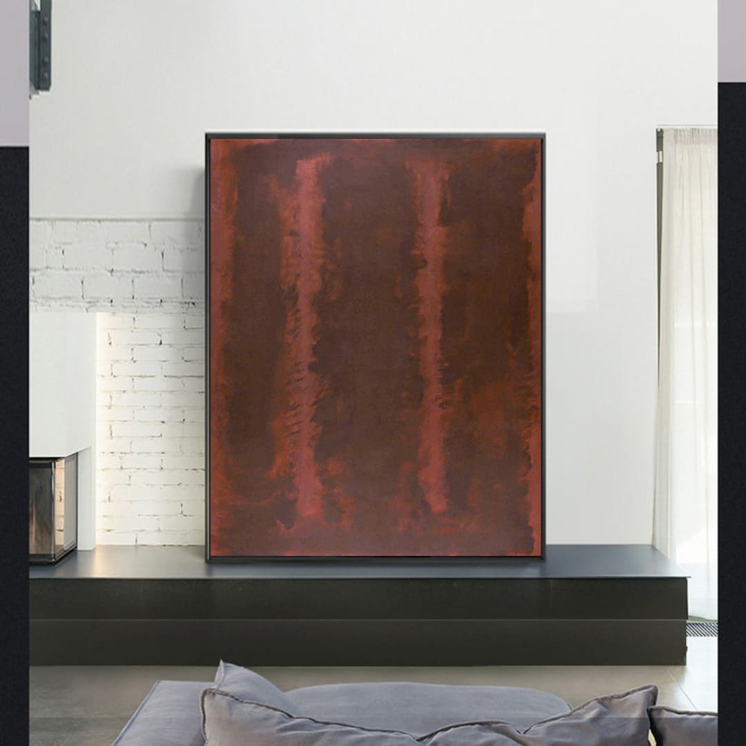 Black on Maroon-mark Rothko,rothko Art Poster,home Office Decor,modern ...