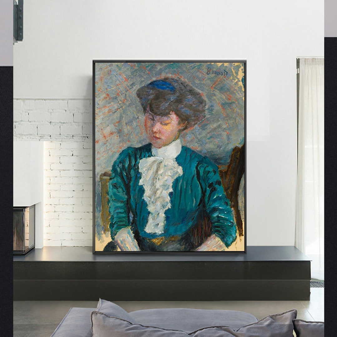 FEMME Au JABOT Rose-pierre Bonnard,home Office Decor,fine Art Poster ...