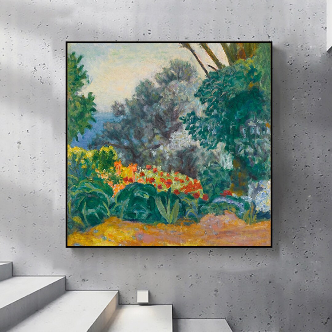 COIN De JARDIN Fleuri-pierre Bonnard,home Office Decor,fine Art Poster ...