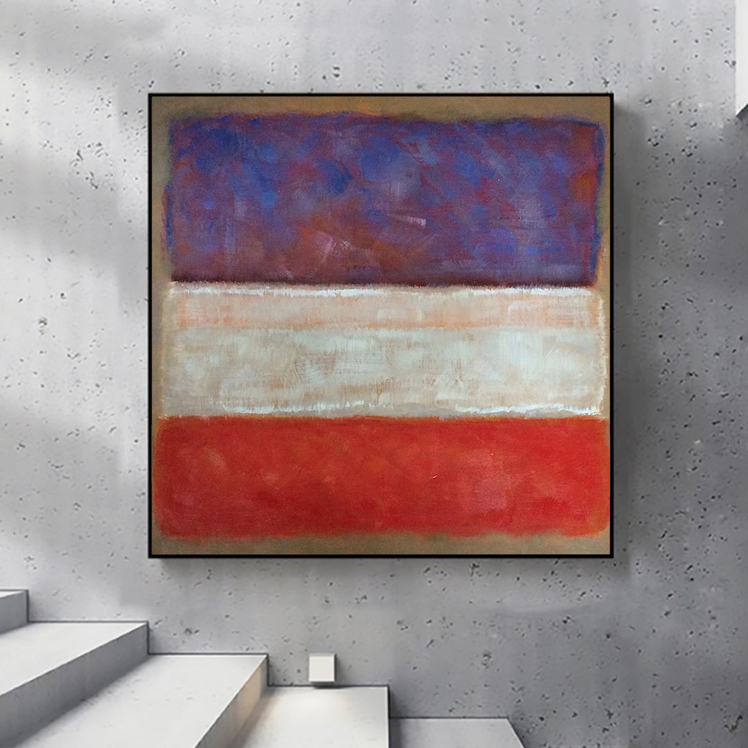 Purple-white-and-red-mark Rothko,rothko Art Poster,home Office Decor ...