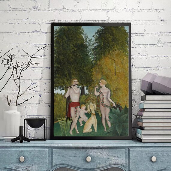 Henri Rousseau The Happy Quartet