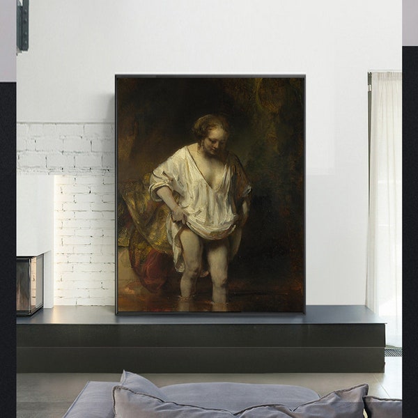 Woman Bathing Art - Etsy