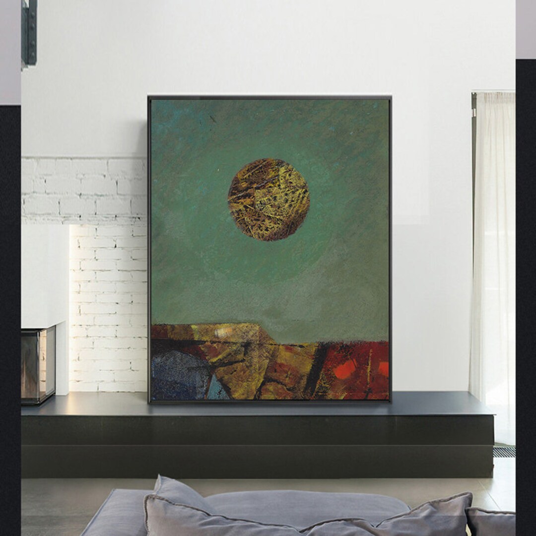 Paysage_avec_lune-max Ernst ,home Office Decor,fine Art Poster,modern ...