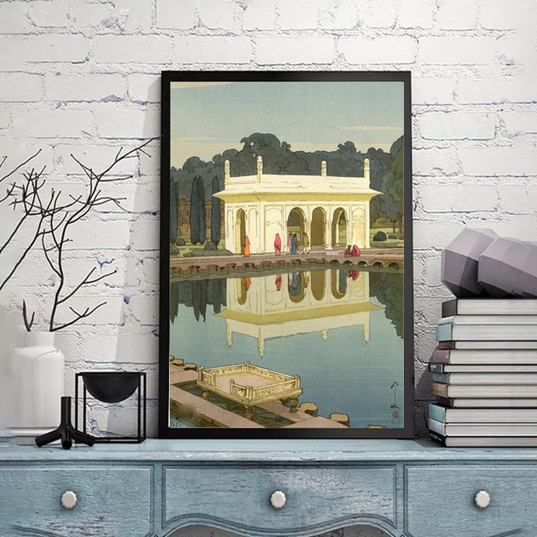 Shalimar Garden, Lahore by Yoshida Hiroshi-vintage Japan Poster,art ...