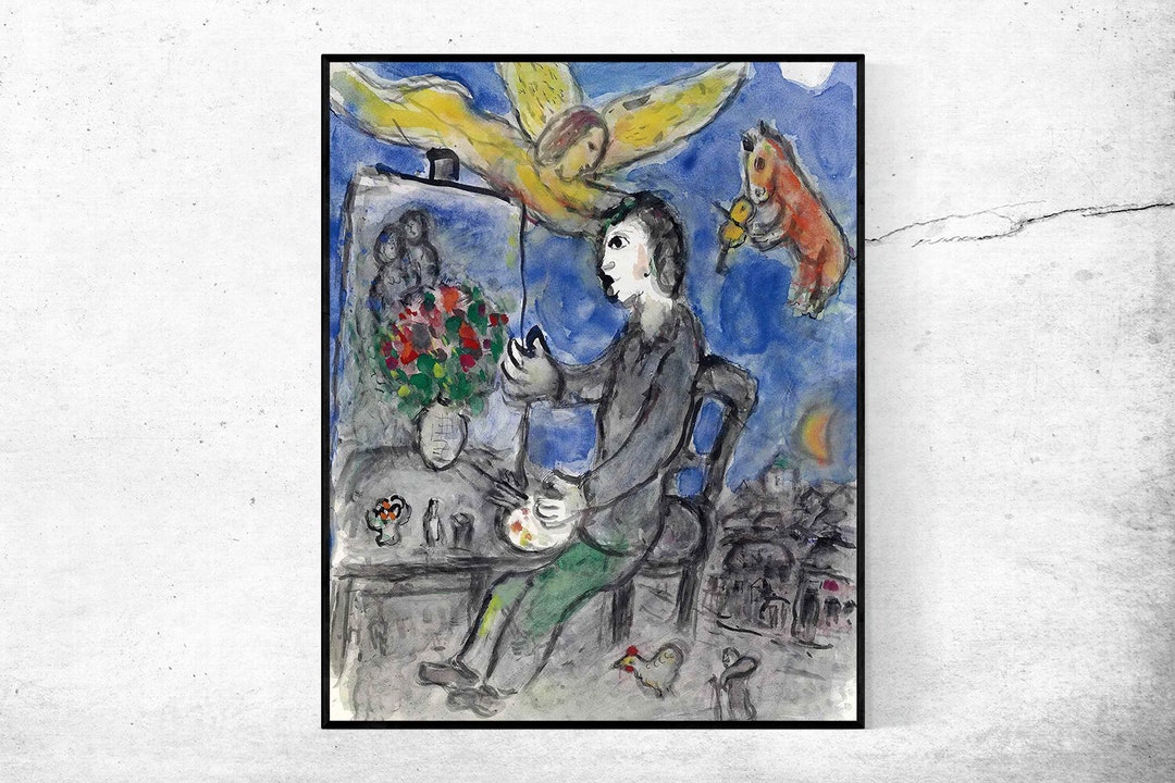 L'inspiration De L'artiste-marc Chagall,home Office Decor,ny Exhibition ...