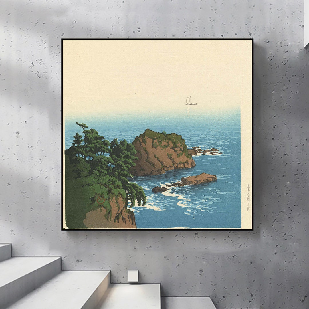 Nishiki Bay Atami-kawase Hasui,home Office Decor,kawase Hasui Print ...
