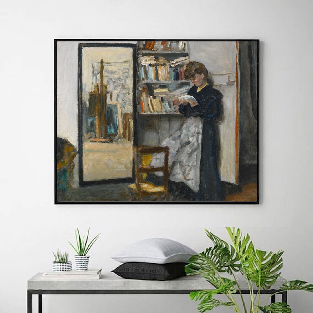 LA Lecture-pierre Bonnard,home Office Decor,fine Art Poster,canvas Art ...