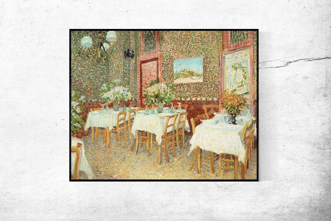 Interior of a Restaurant-vincent Van Gogh,home Decor,realism,post ...