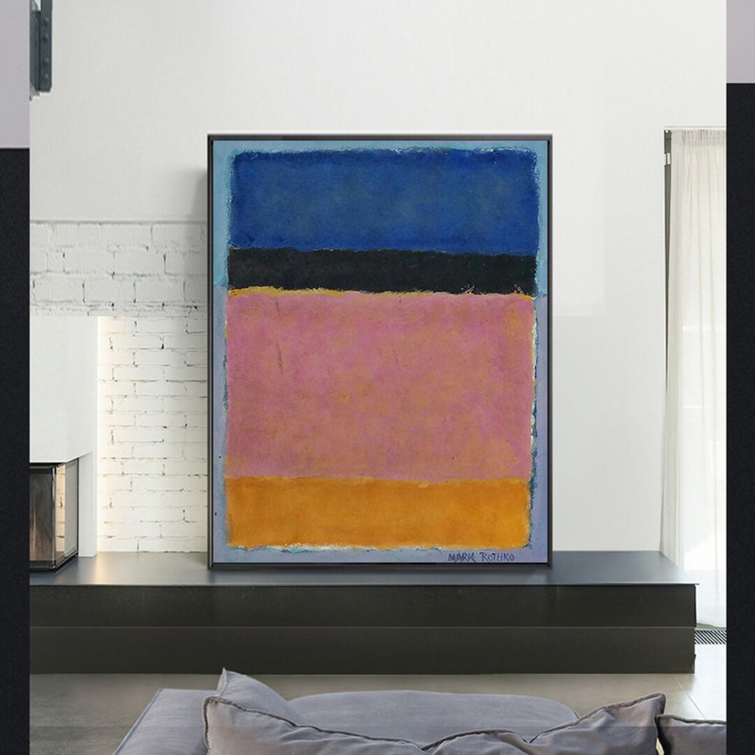 Signed Mark Rothko-mark Rothko,rothko Art Poster,home Office Decor ...