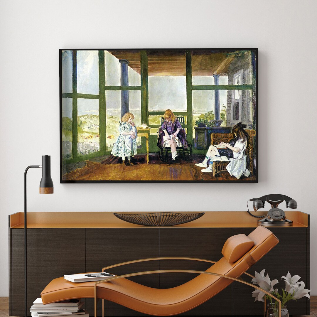 Paintings-49-george Wesley Bellows,home Office Decor,fine Art Poster ...