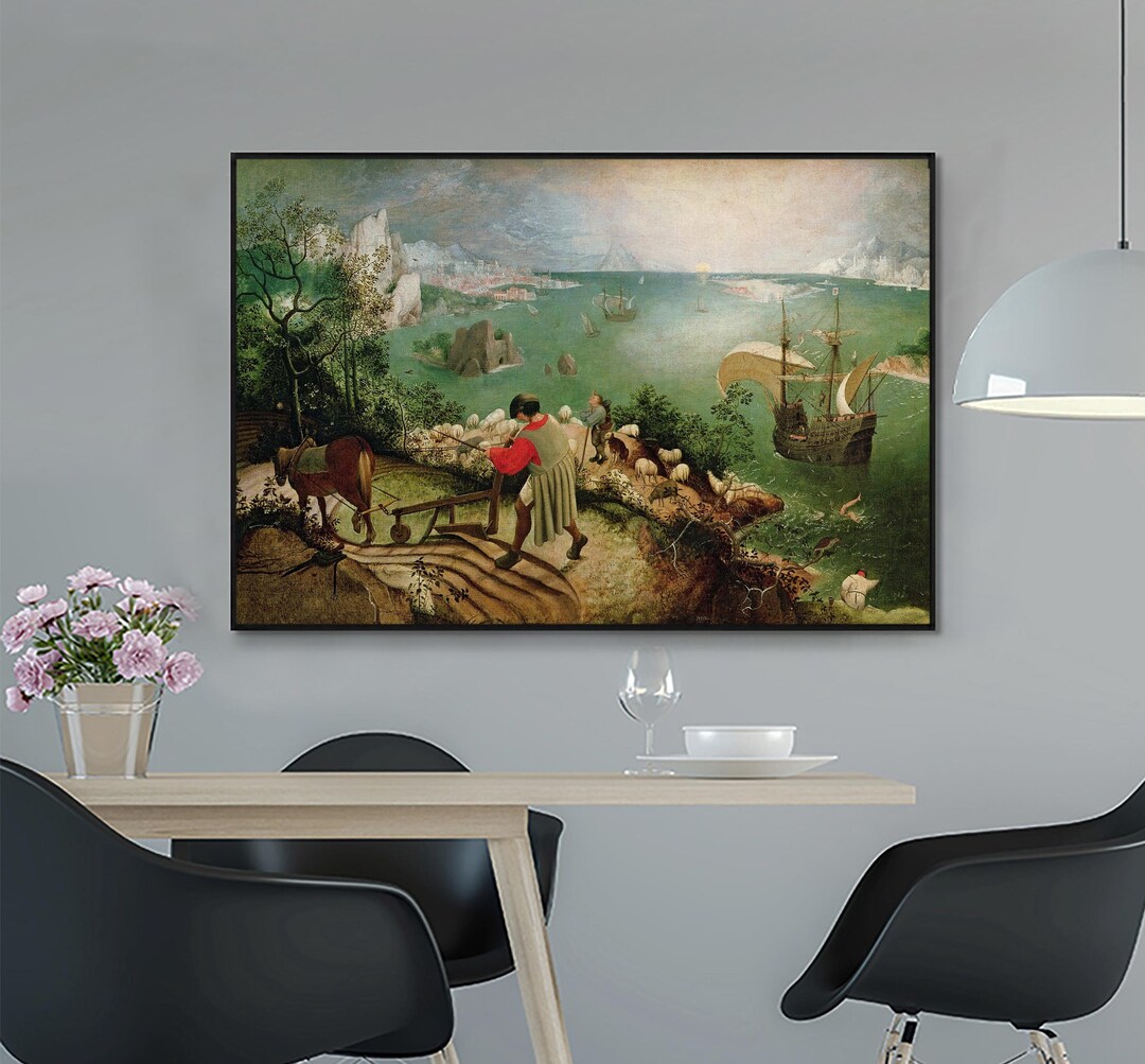 Landscape With the Fall of Icarus - Pieter Bruegel the Elder-famous ...