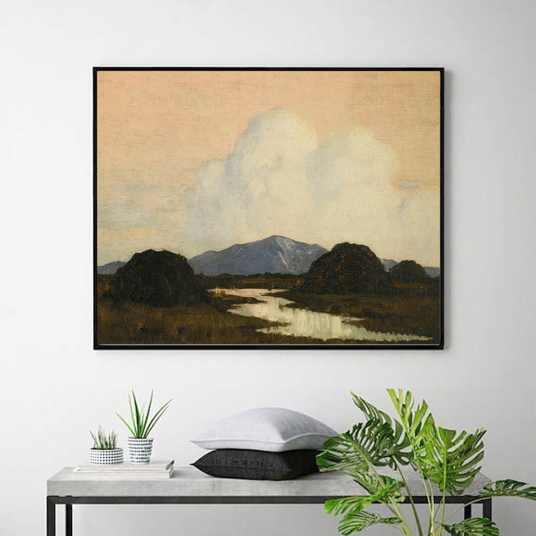 Abend im Westen Irlands-Paul Henry,Realismus,Post-Impressionist Kunst ...