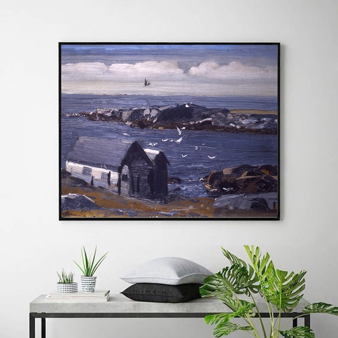 The Gulls-george Wesley Bellows,home Office Decor,fine Art Poster ...