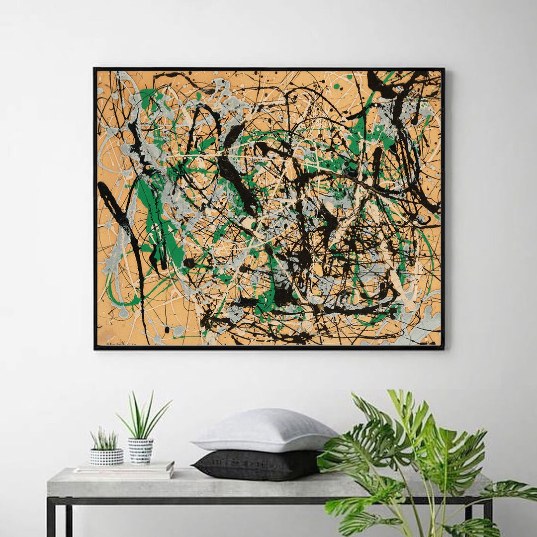 Number 17-jackson Pollock,home Office Decor,fine Art Poster,abstract ...