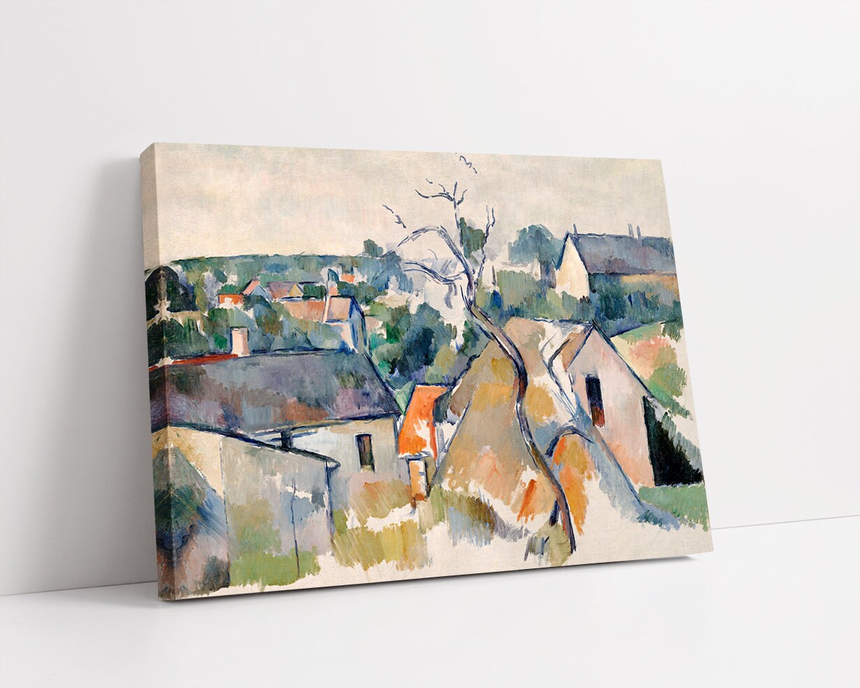 Paul Cezanne's Rooftops -paul Cezanne,home Office Decor,fine Art Poster,canvas Art,wall Decor ...