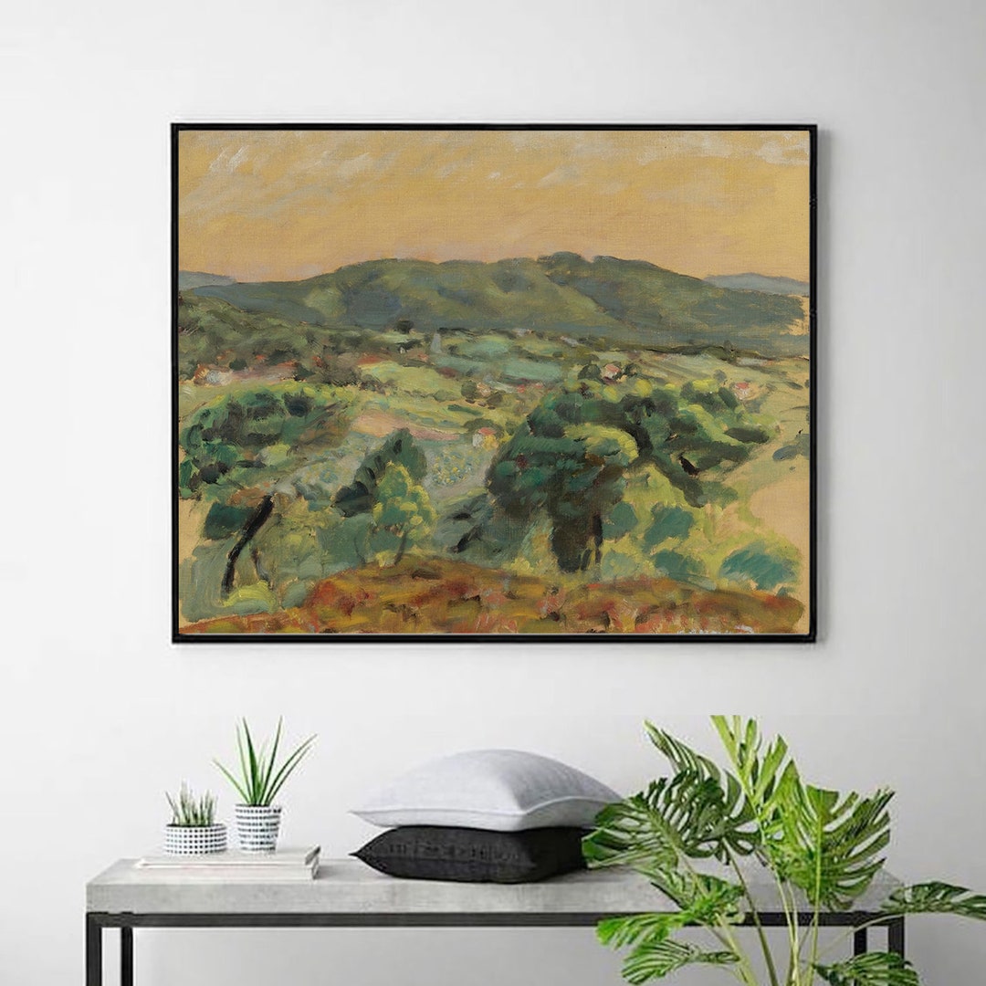 PAYSAGE DU Soir-pierre Bonnard,home Office Decor,fine Art Poster,canvas ...