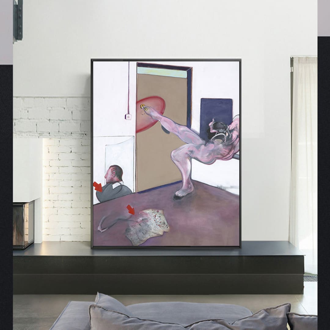 Painting 1978 -francis Bacon,home Office Decor,modern Wall Decor ...