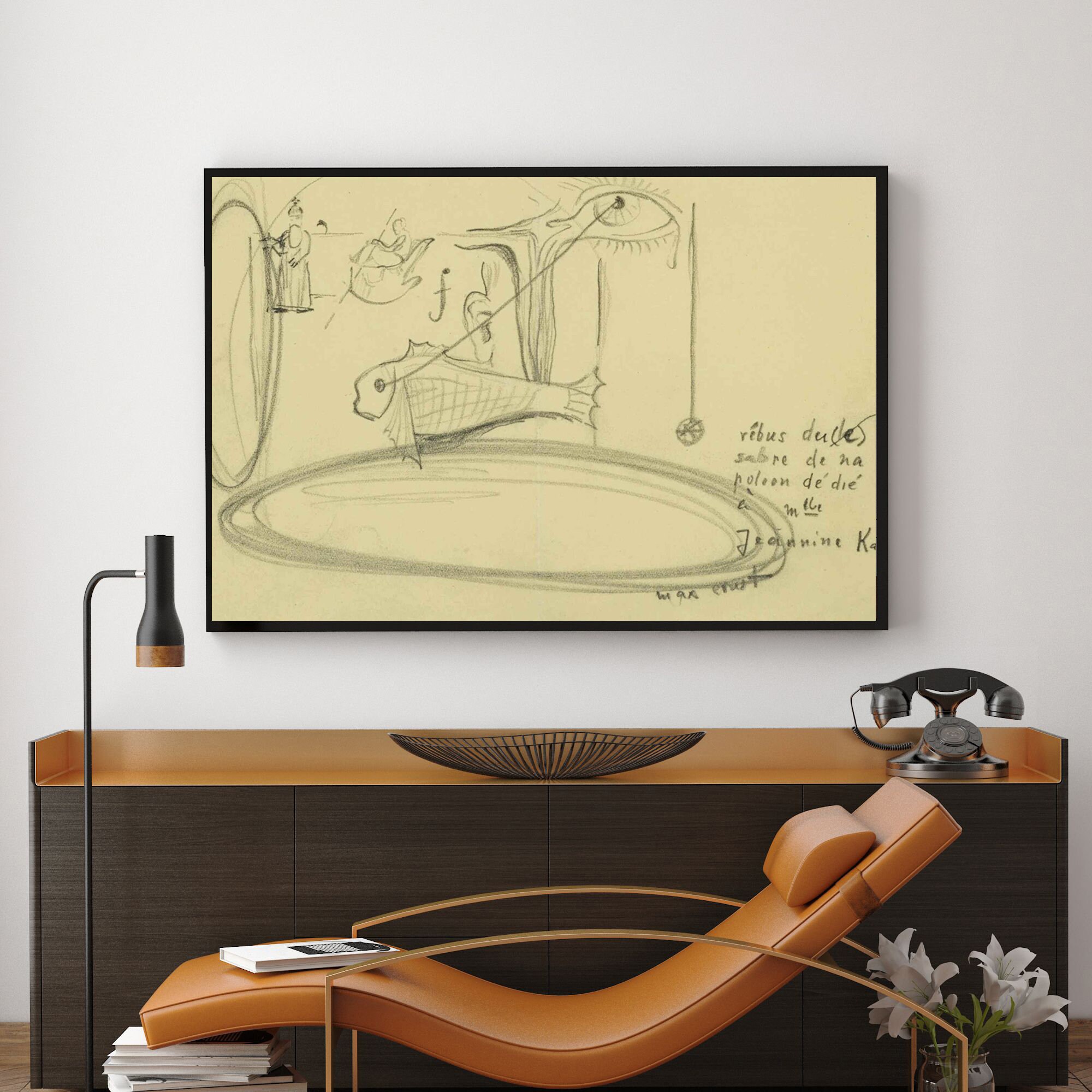 Rebus Dusabre De Napoleon-max Ernst,office Decor,fine Art Poster,modern ...