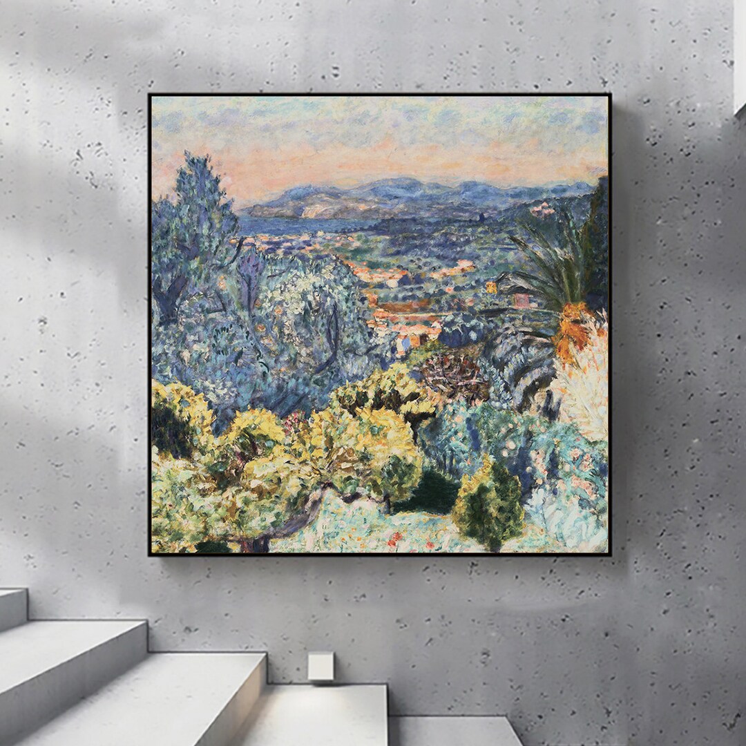 THE Riviera-pierre Bonnard,home Office Decor,fine Art Poster,canvas Art ...