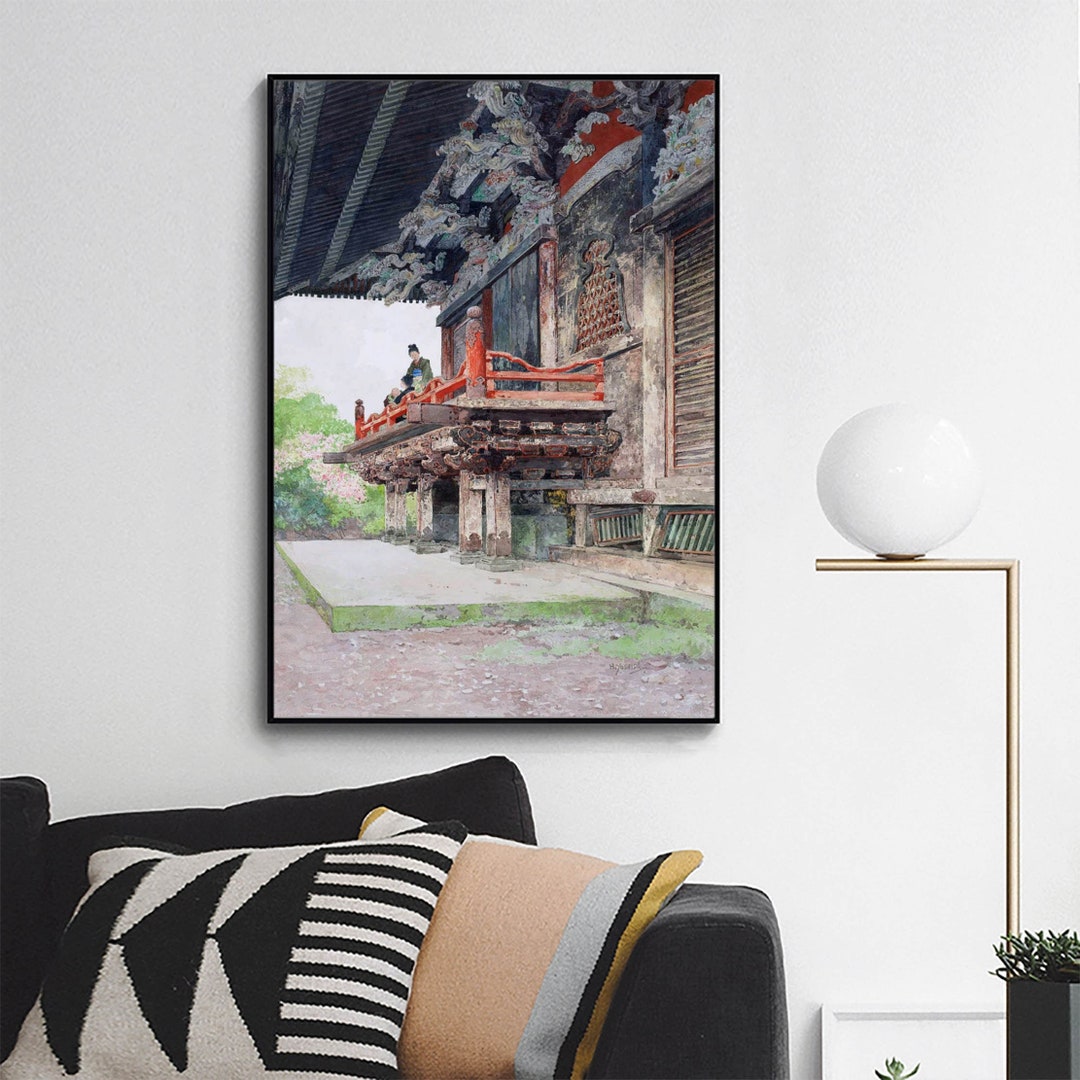 Myogi Shrine the Balcony-hiroshi Yoshida,vintage Japan Poster,japanese ...