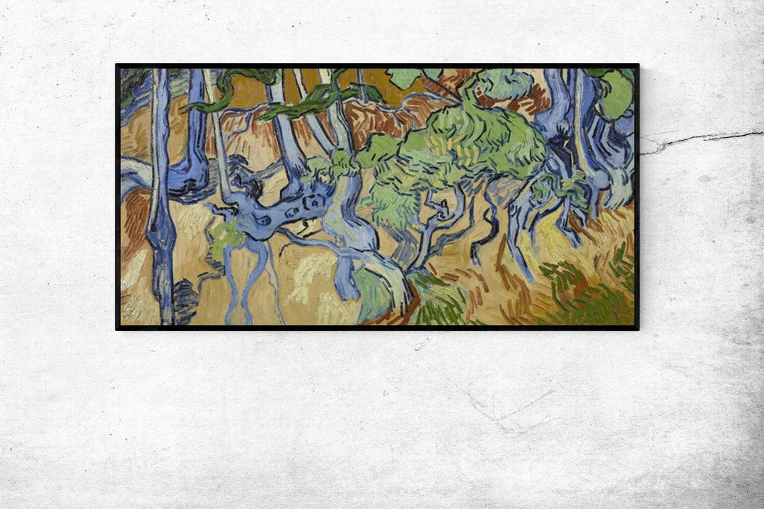 Roots and Tree Trunks-vincent Van Gogh,home Decor,realism,post ...