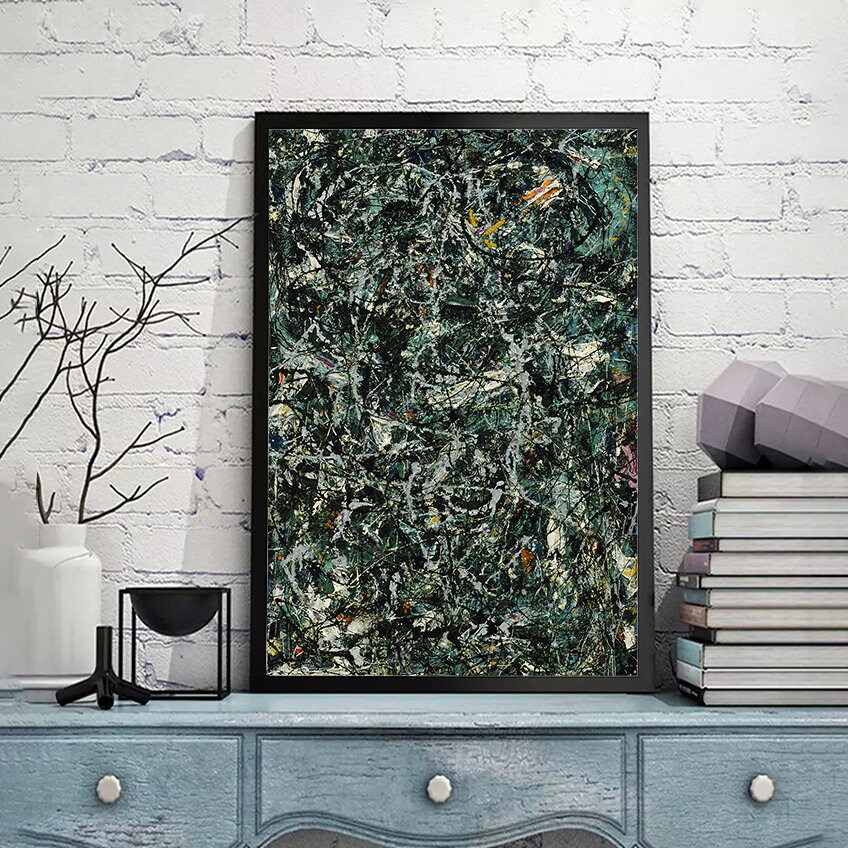 Full Fathom Five-jackson Pollock,office Decor,fine Art Poster,abstract ...